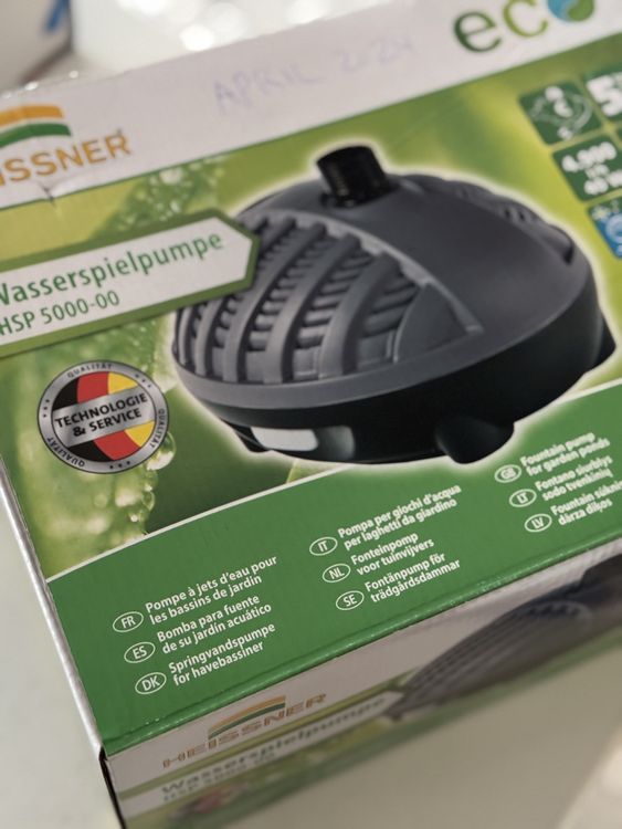Wasserspielpumpe Heissner (Gebraucht) in Entlebuch für CHF 50 – mit ...