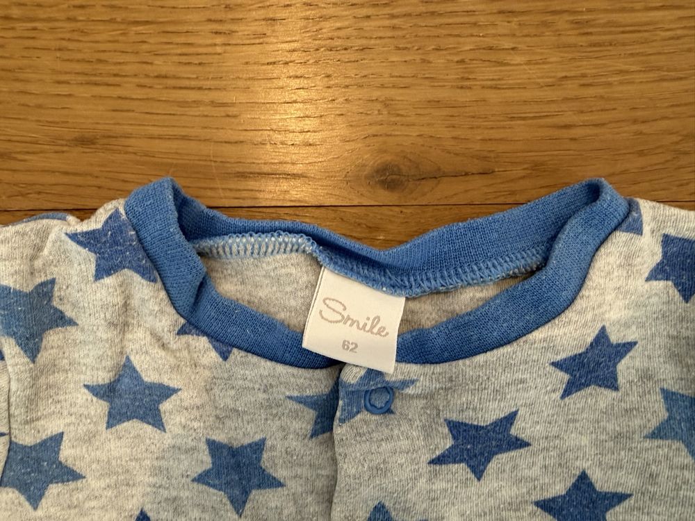 Baby Schlafanzug / Pyjama Gr. 62, Smile, mit Füssen (Gebraucht) in ...
