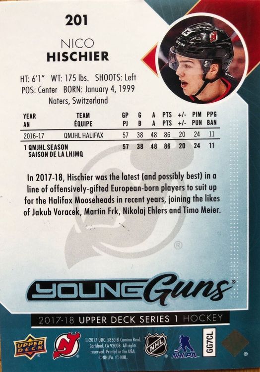 Original-Autogramm Nico Hischier | Kaufen auf Ricardo