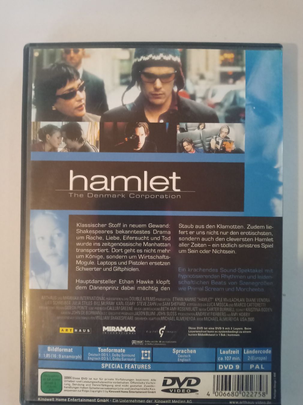 Hamlet - The Denmark Corporation DVD mit Ethan Hawke top (Gebraucht) in Tann für CHF 8 – mit ...