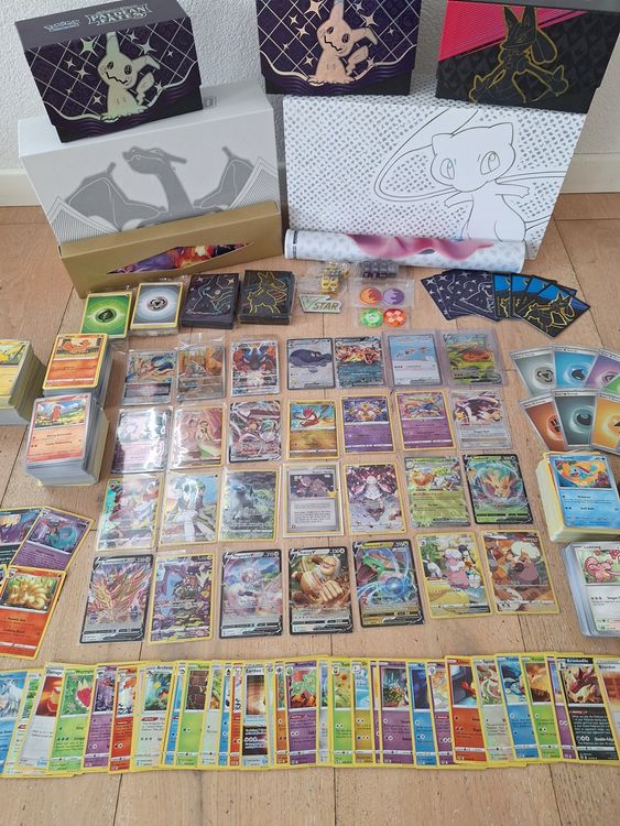 Pokemon XL Sammlung Englisch VMAX, Charizard, Mew, EX | Kaufen auf Ricardo