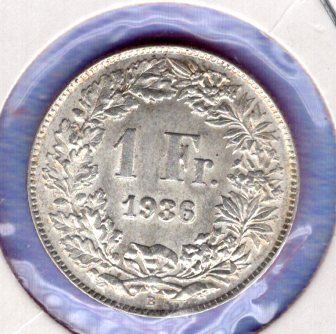 Schweizer 1 franken 1936 UNC | Kaufen auf Ricardo