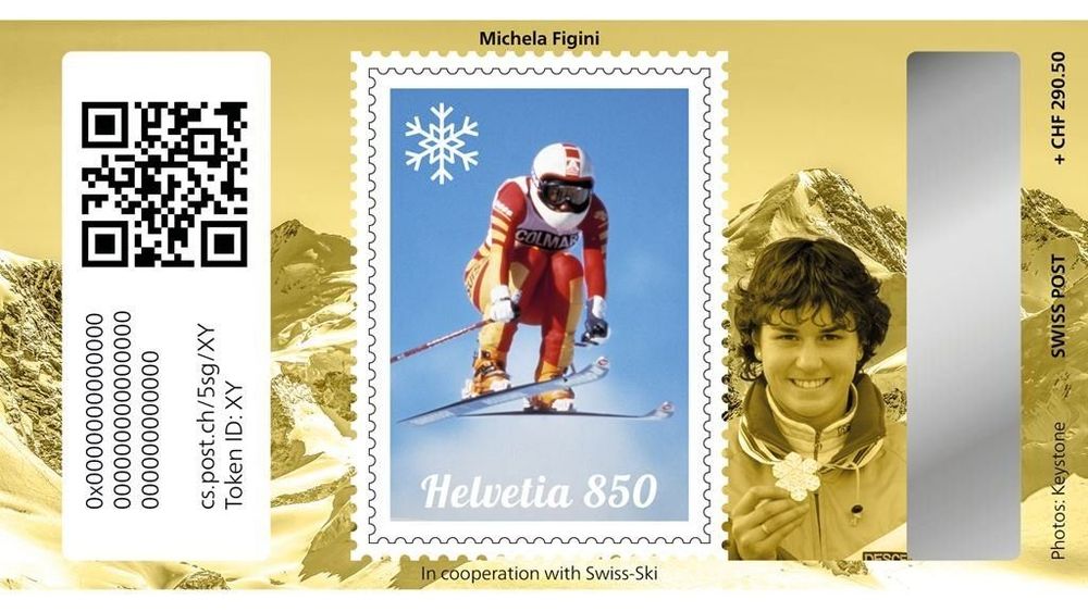 Swiss Crypto Stamp 5.0 Gold Edition ID 3 Michaela Figini (Gebraucht) in ...