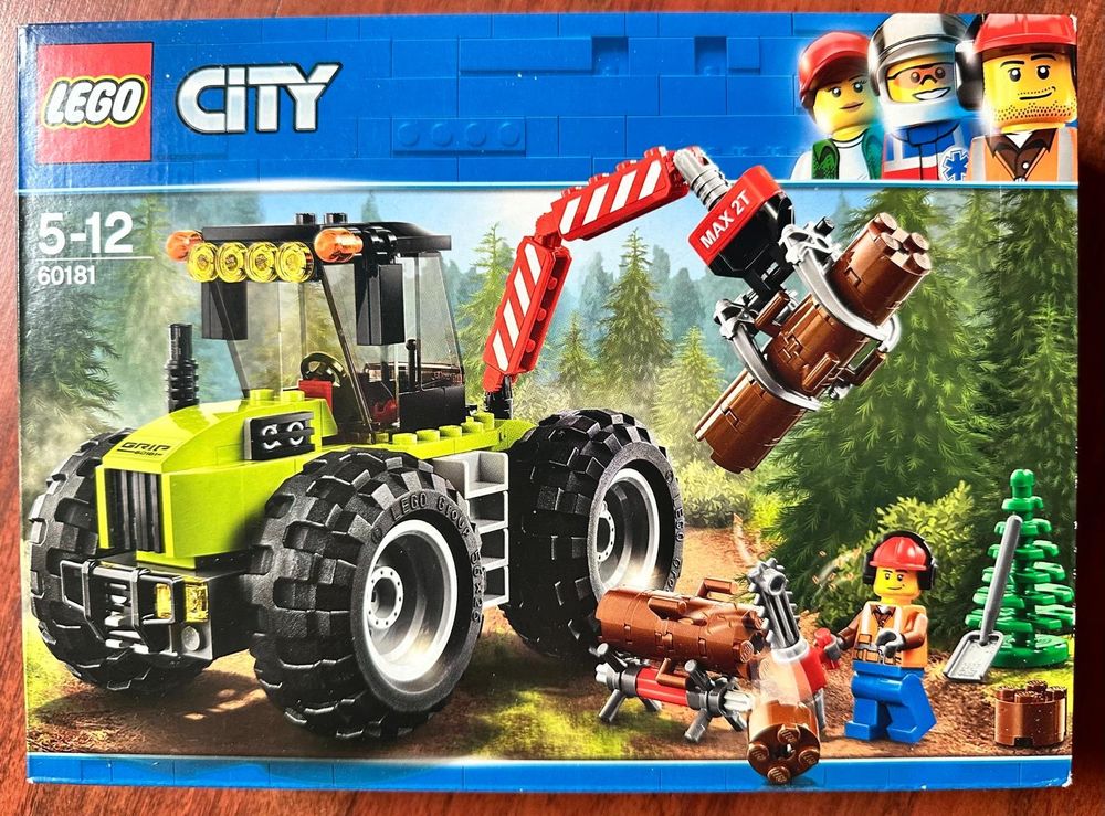 60181 LEGO City Forest Tractor (OVP) 2017-2020 (Neu und ...