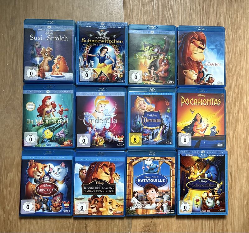 12 Disney Blu-Rays Klassiker Filme Set | Kaufen auf Ricardo