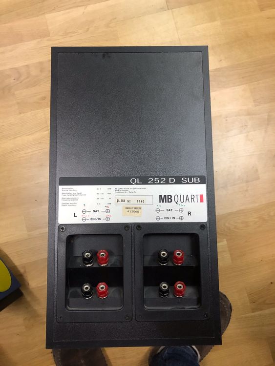 Lautsprecher Set MB Quart QL 252 D / 252 D SUB | Kaufen auf Ricardo