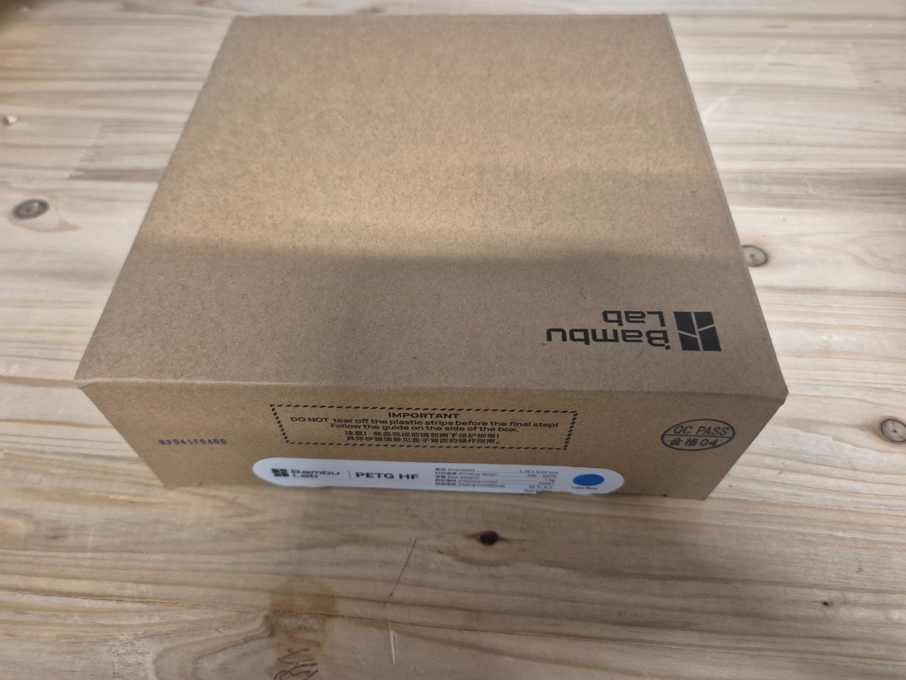 Bambu PETG HF Nachfüllpackung / Refill Lake Blue (Neu und ...