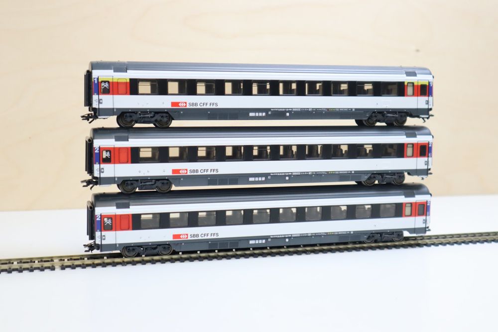 Märklin 3 x SBB EuroCity-Schnellzugwagen H0 (Gebraucht) in Winterthur für CHF 94 – mit Lieferung ...