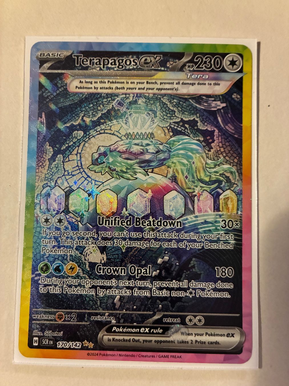 Pokemon Terapagos ex SAR 170/142 Stellar Crown (Gebraucht) in Zürich ...