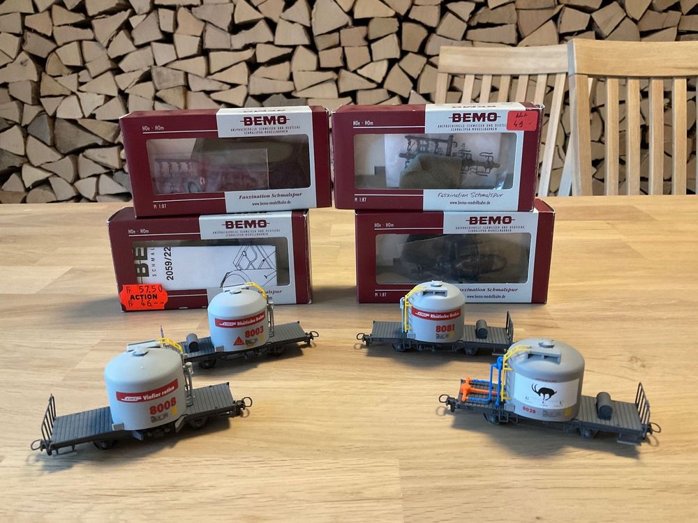 Wagons marchandises Bemo HOm RhB (Gebraucht) in Arzier-Le Muids für CHF ...