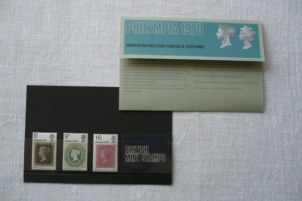 PHILYMPIA 1970 3 British Post Office Stamps | Kaufen auf Ricardo
