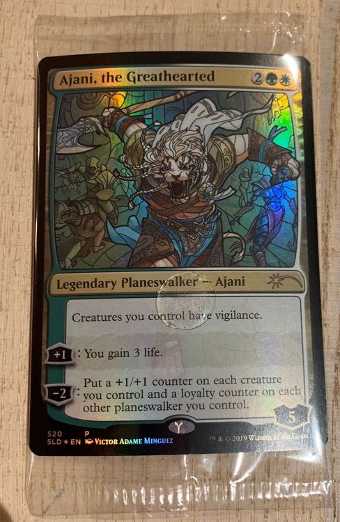 Ajani, the Greathearted (Stained Glass) (Neu und originalverpackt) in ...