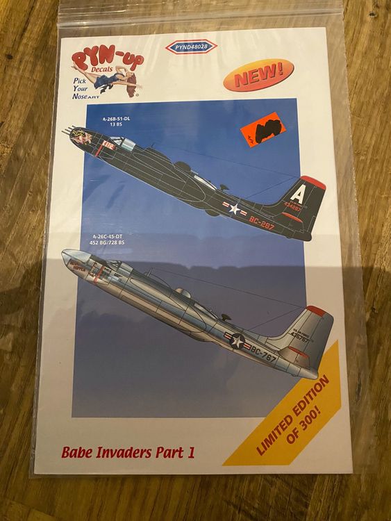 1/48 A-26B/C INVADER PYN-UP DECALS | Kaufen auf Ricardo