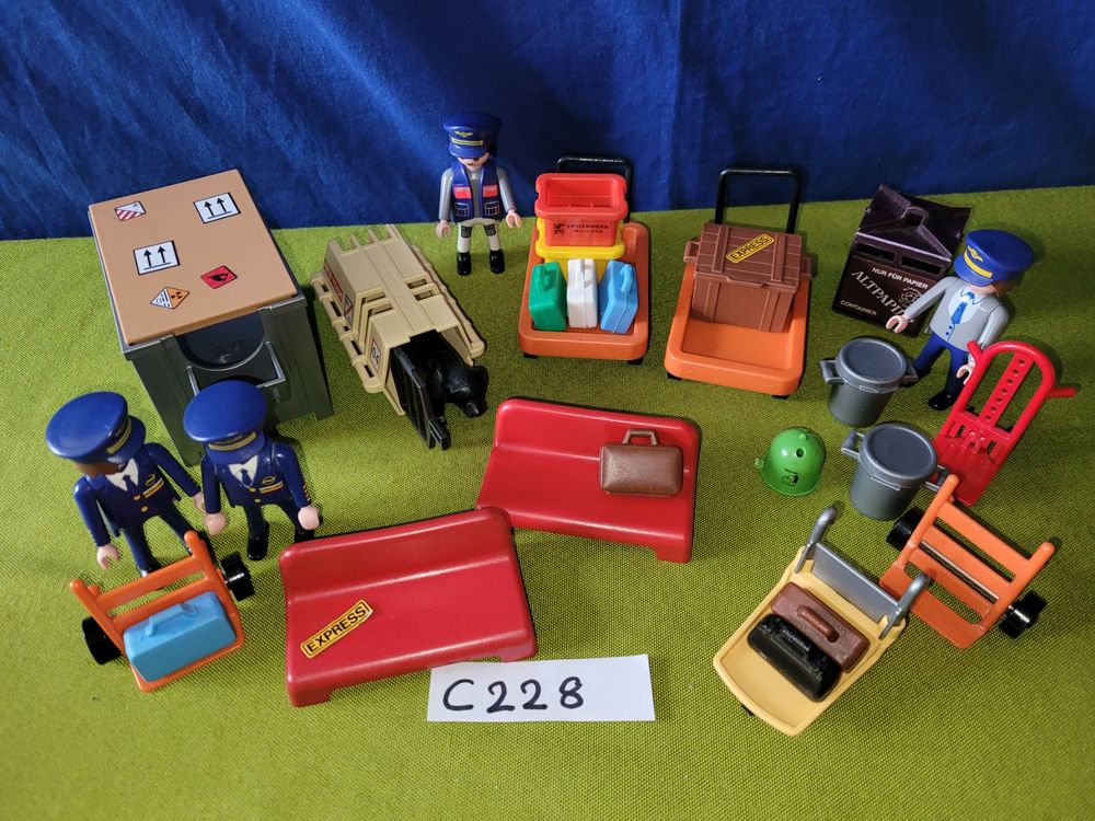 Playmobil cargo,Gepäck,Bahnhof,Flughafen C228 | Kaufen auf Ricardo