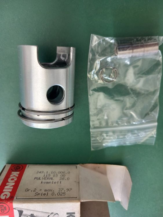 Puch Kolben nr. 2 Elko König Originalteil neu (Neu (gemäss Beschreibung ...