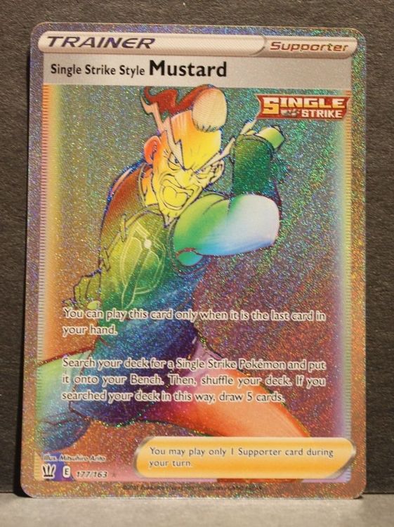 Pokémon Single Strike Style Mustard (BST 177) EN | Kaufen auf Ricardo
