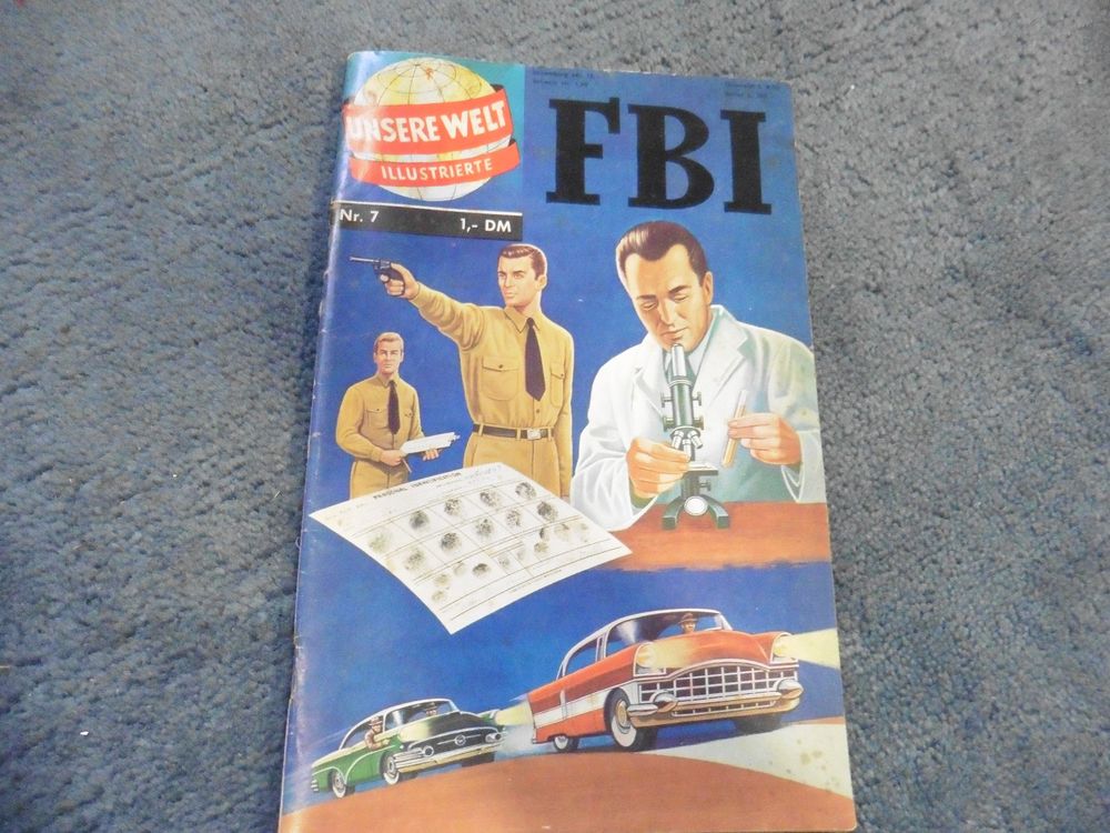 FBI,Comic 50-er Jahre,Agenten,Revolver-Männer,Gangster,USA, (Gebraucht ...