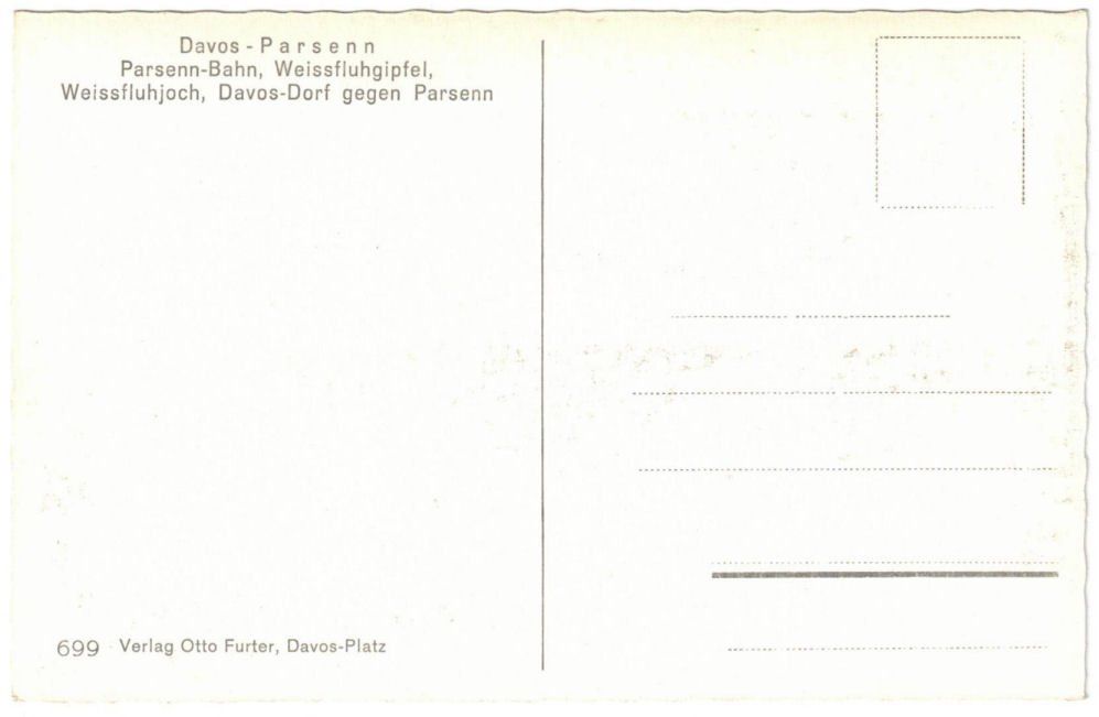 Davos - 4 Bild AK Parsenn (Gebraucht) in Binningen für CHF 2 – mit ...