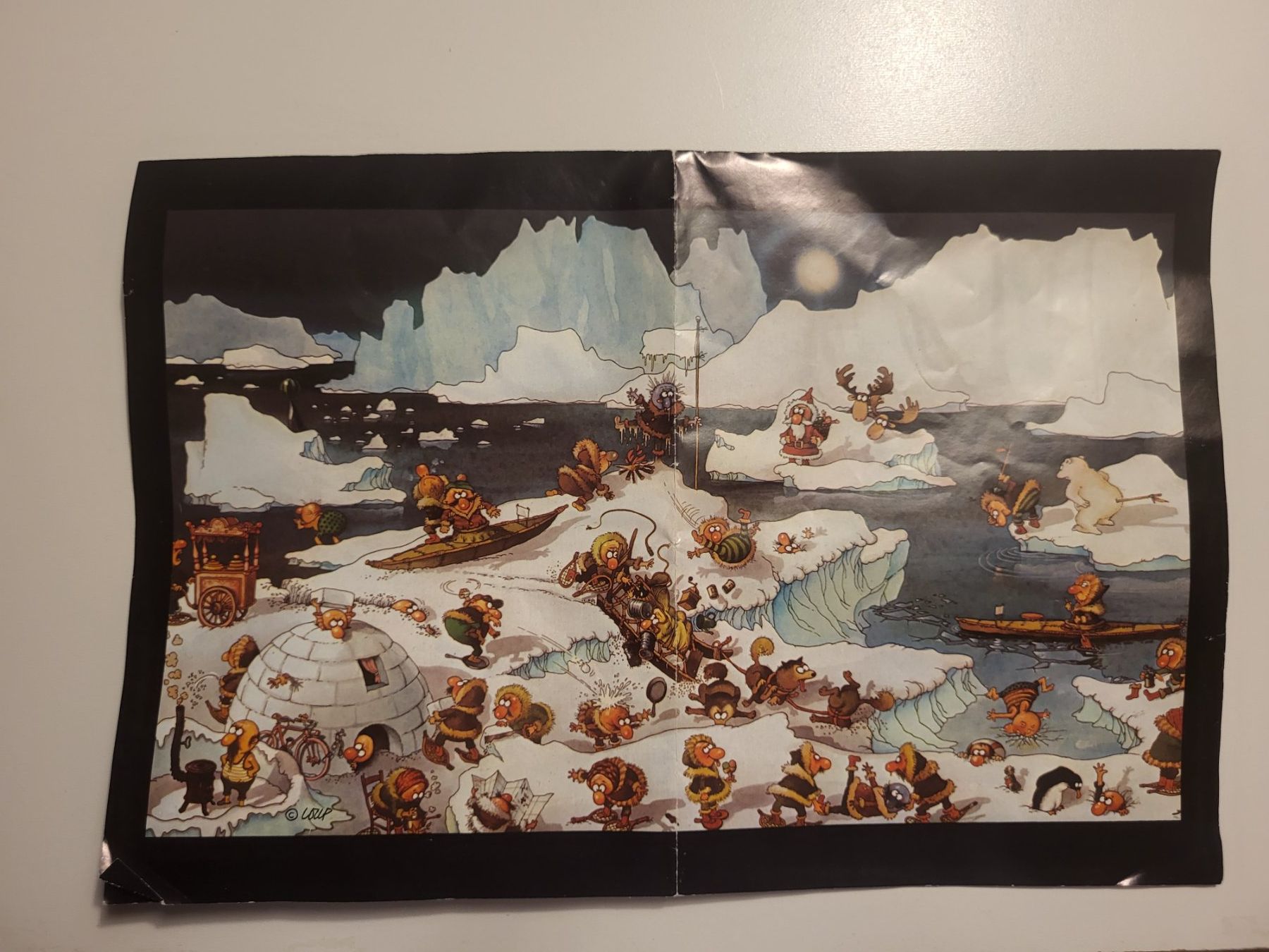 RARITÄT!! Puzzle HEYE LOUP Eskimo Party 500 Teile (1974) (Gebraucht) in ...