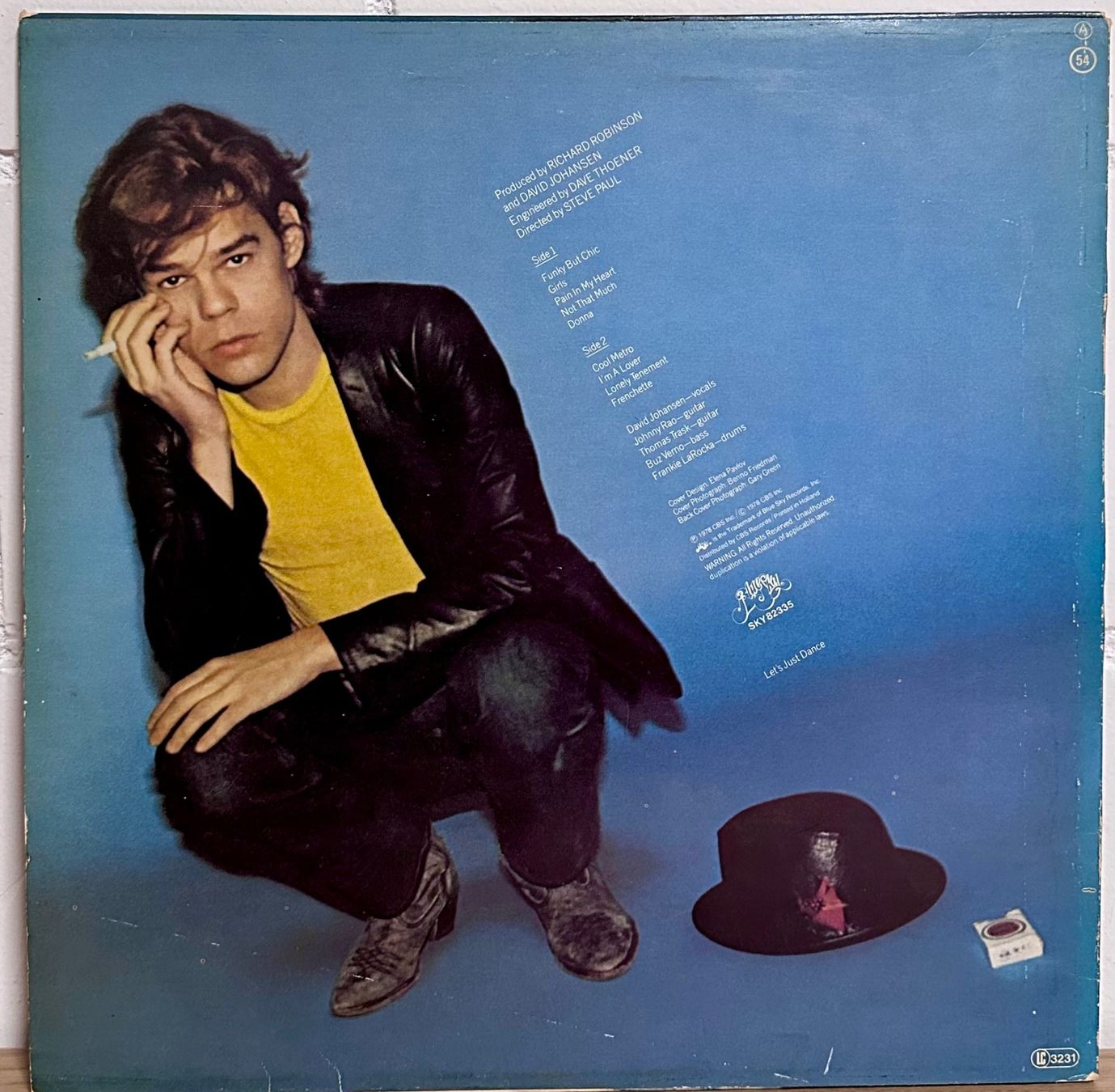David Johansen - David Johansen // LP: NM; Sleeve: VG+ (Gebraucht) in ...