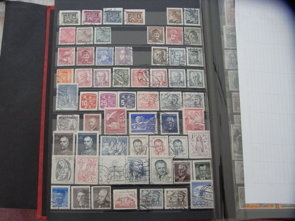 Tschechoslowakey Album ab 1818/19 19 Seiten sehr gut gefüllt (Gebraucht ...