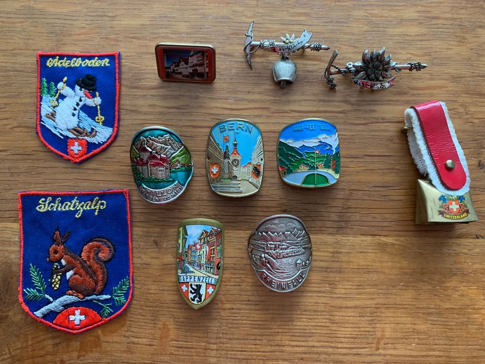 Schweiz, Stocknägel, Badges, Anstecknadeln, Pin | Kaufen auf Ricardo