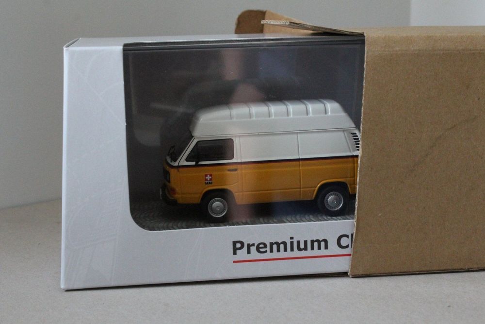 VW T3 Kastenwagen Hochdach PTT / Forgon Toit surélevé / 1:43 (Neu und ...