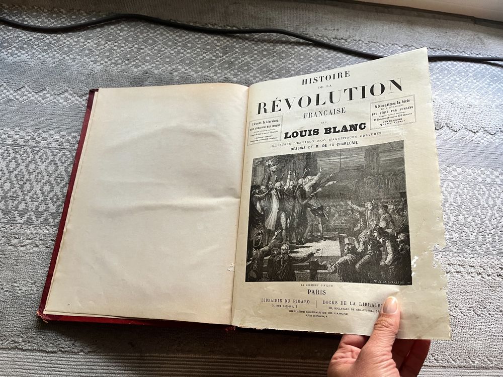 Louis BLANC: Histoire de la Révolution française, circa1893 (Gebraucht ...