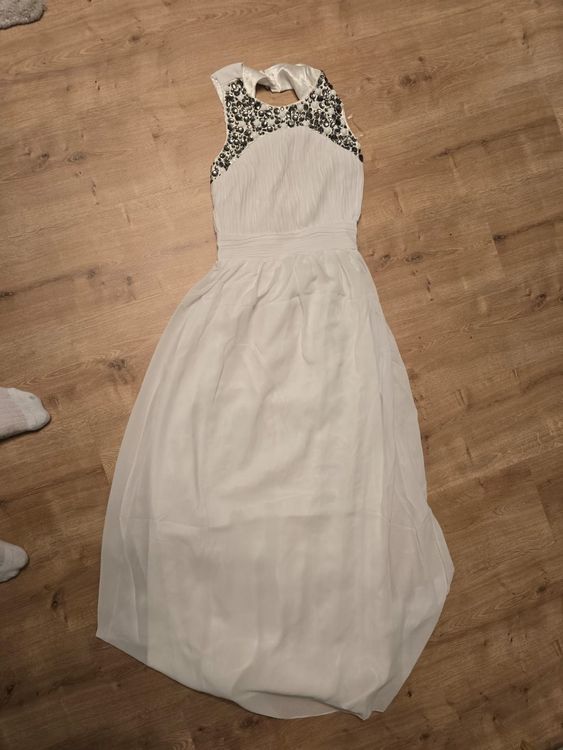 Weisses Abendkleid mit Strassteinen (Neu und originalverpackt) in Romanshorn für CHF 19 – mit ...