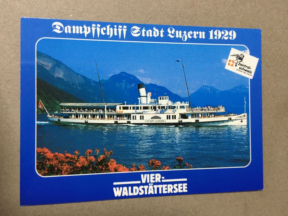 AK Schiff Vierwaldstättersee DS Stadt Luzern (Gebraucht) in Küttigen für CHF 2 – mit Lieferung ...