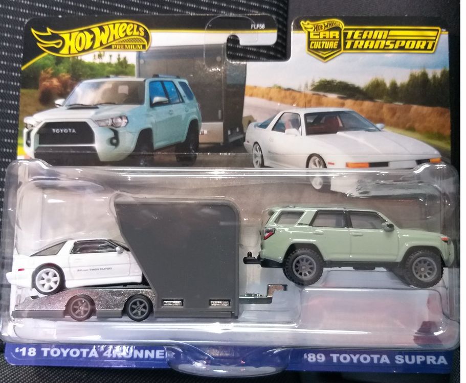 Hot Wheels Team Transport '89 Toyota Supra & Toyota 4Runner (Neu und ...