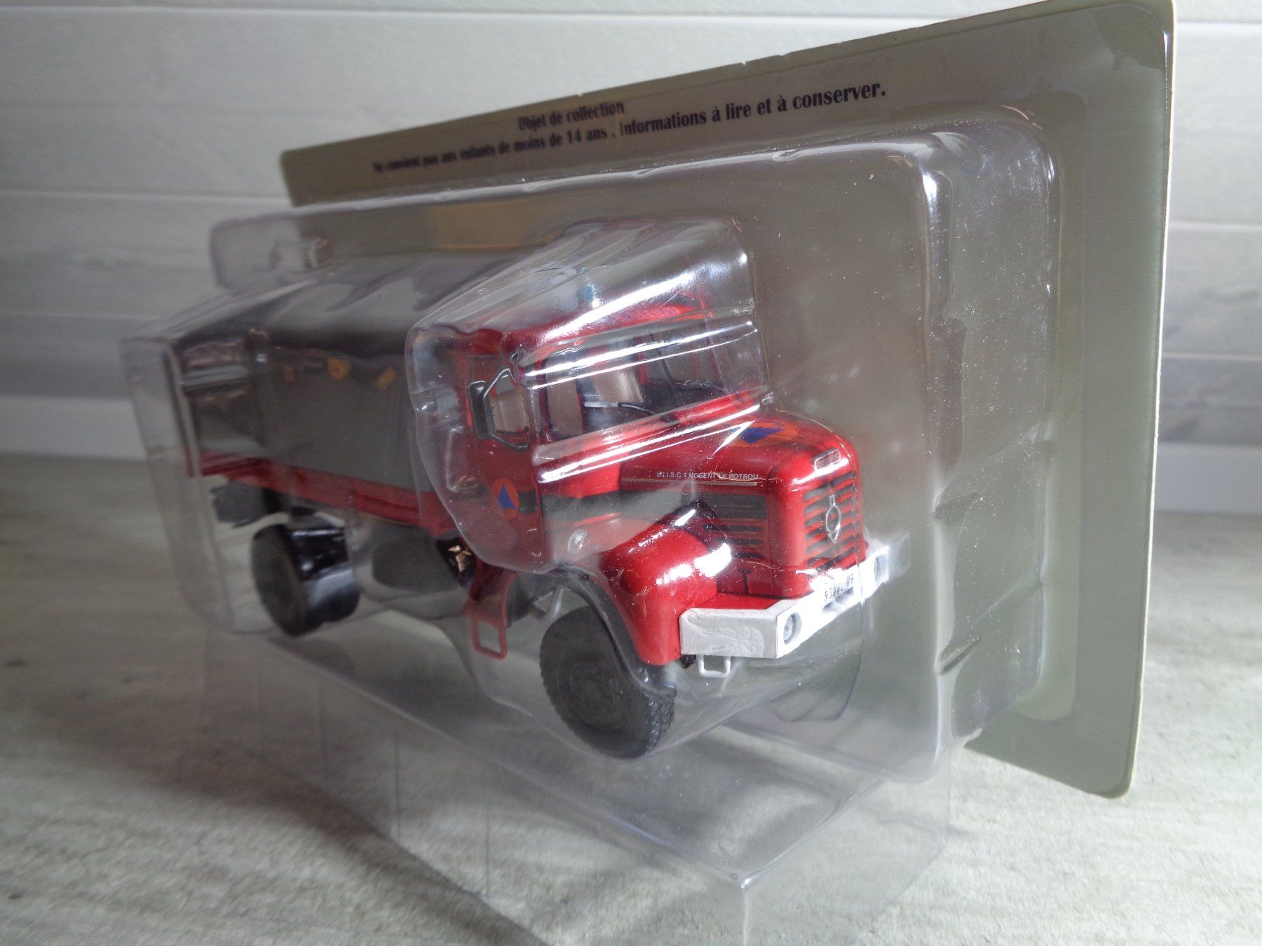 Hachette 1:43 Camion Berliet L64 4X4 Protection Civile (Neuf avec emballage d'origine) à ...