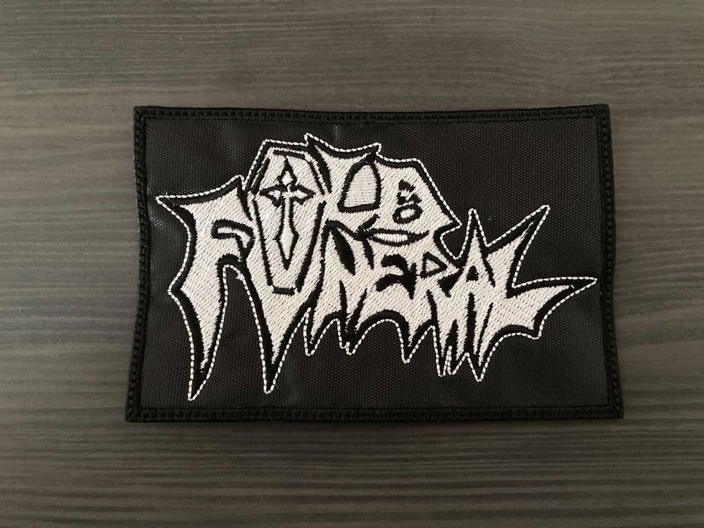 NEW! EMBROIDERED OLD FUNERAL BAND PATCH | Kaufen auf Ricardo
