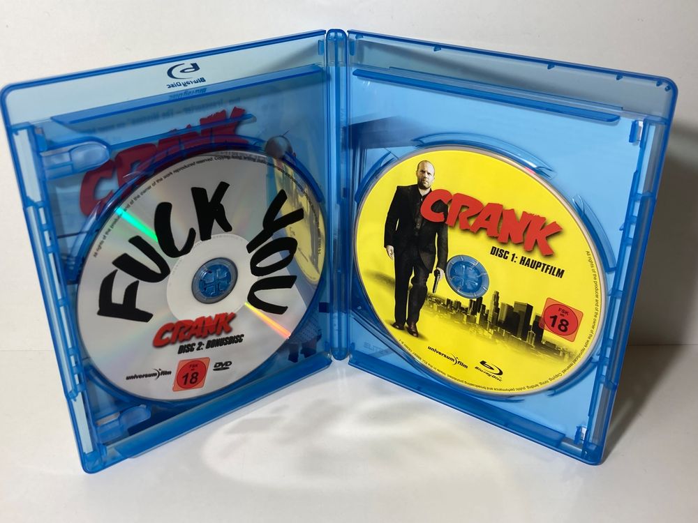 Crank 1+2 Blu Ray Uncut (Gebraucht) in Wilderswil für CHF 7.9 – mit Lieferung auf Ricardo kaufen