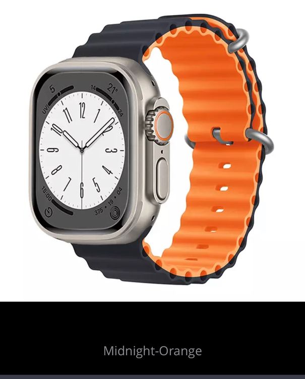 Apple Watch Armband in Midnight-Orange, G42/44/45/49mm Ultra | Kaufen ...