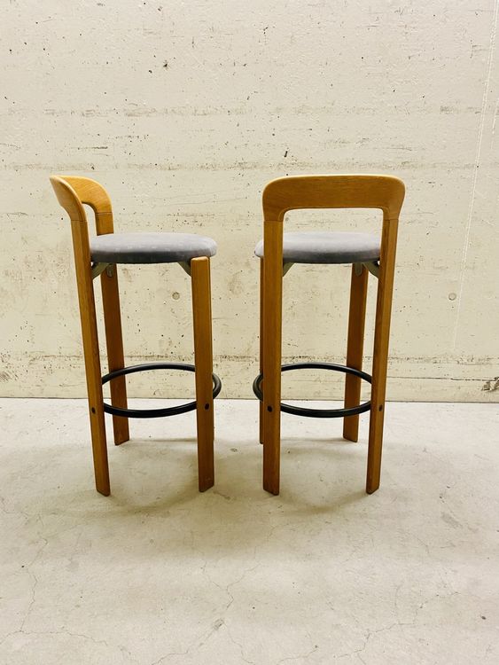 2er Set Barhocker von Bruno Rey für Dietiker 1970er | Kaufen auf Ricardo