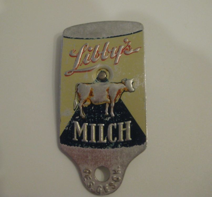 alter Libby`s Milch Dosenöffner, 50/60er (Gebraucht) in Langendorf für ...