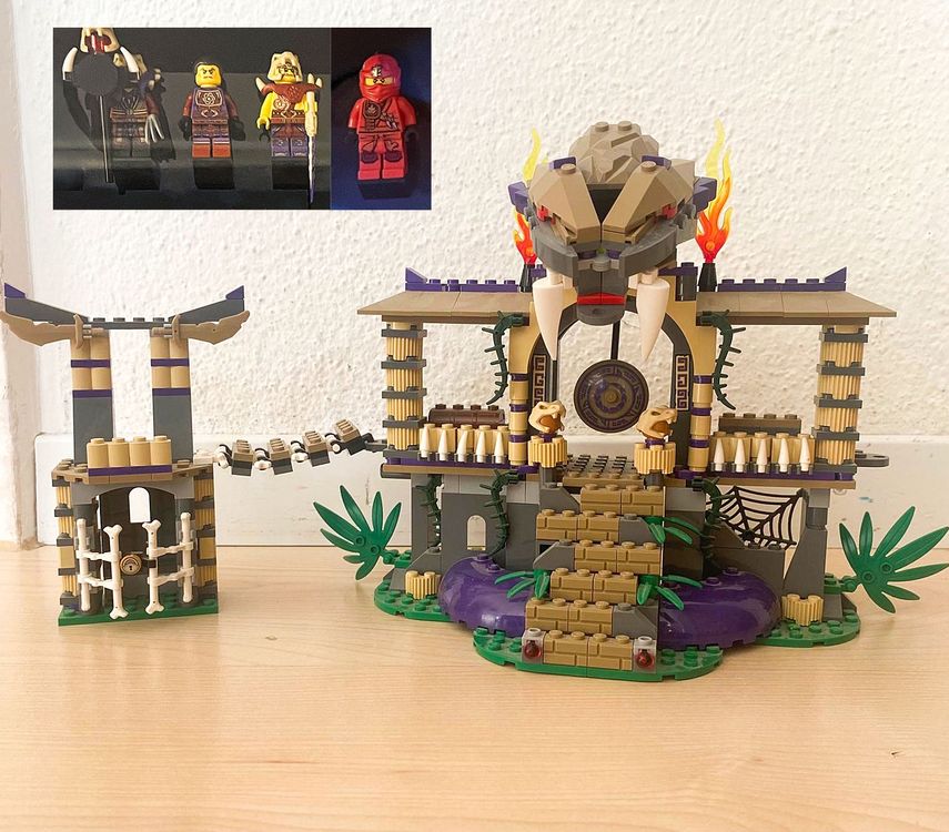 NINJAGO Tempel der Anacondrai mit 4 Figuren (Gebraucht) in Bremgarten ...
