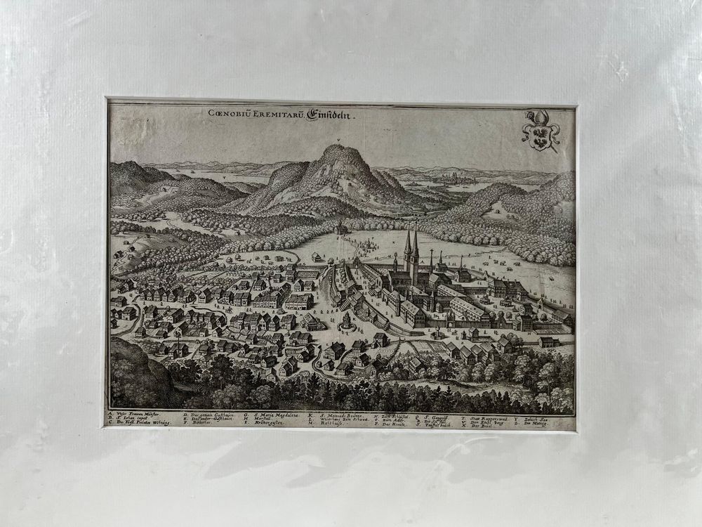 Kupferstich um 1642 Matthäus Merian d.Ä. 1593 Basel 1650 (Gebraucht) in Neuhausen am Rheinfall ...