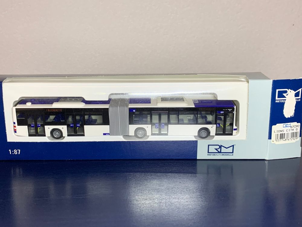 bus articulé MAN Lion's City TL ligne 1 LAUSANNE BLECHERETTE (Neuf avec ...