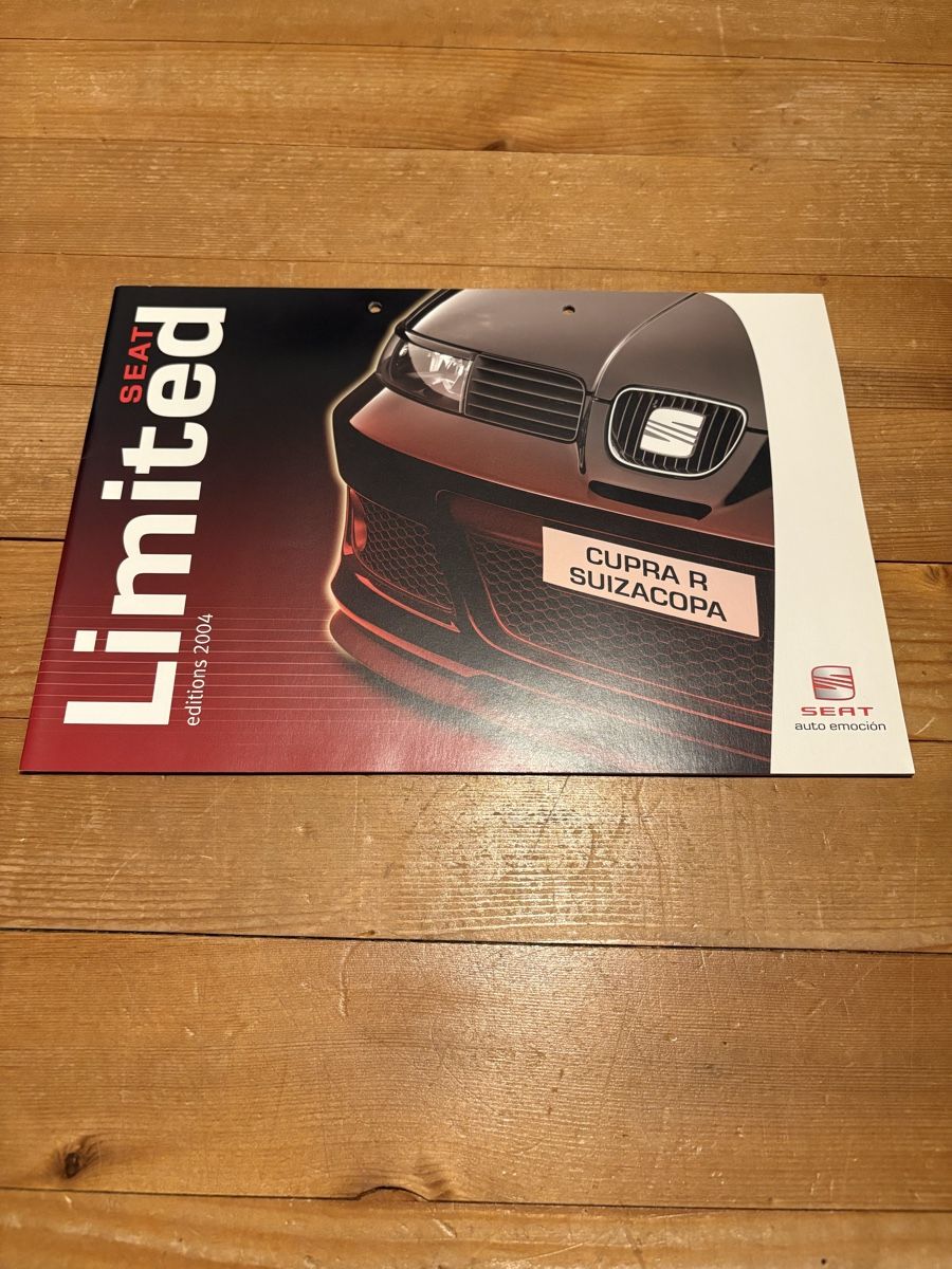 Prospekt Seat Limited Editions, 2004 Rarität! (Gebraucht) in ...