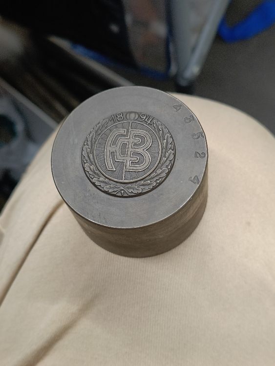 Antiker massiver Drucker Stempel / FC Bern 1894 / nummeriert | Kaufen ...