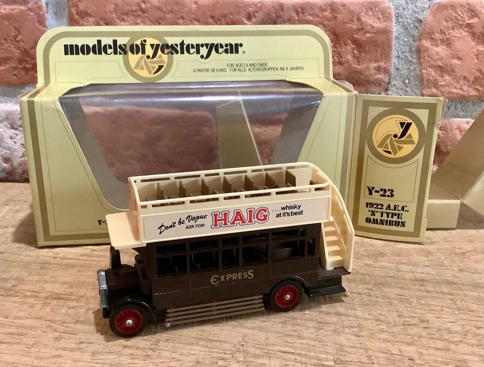 1982 Matchbox - 1912 AEC Bus Doppeldecker Y-23 OVP - England | Kaufen ...