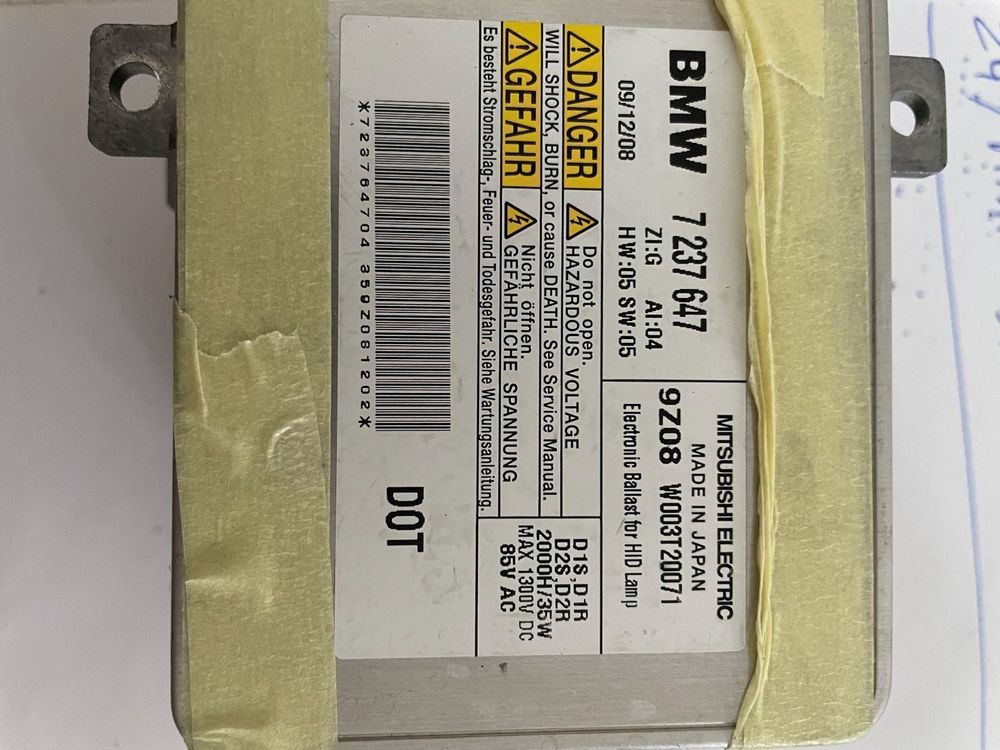 BMW Mini xenon steuergerät 7237647 (Gebraucht) in uster für CHF 139 ...
