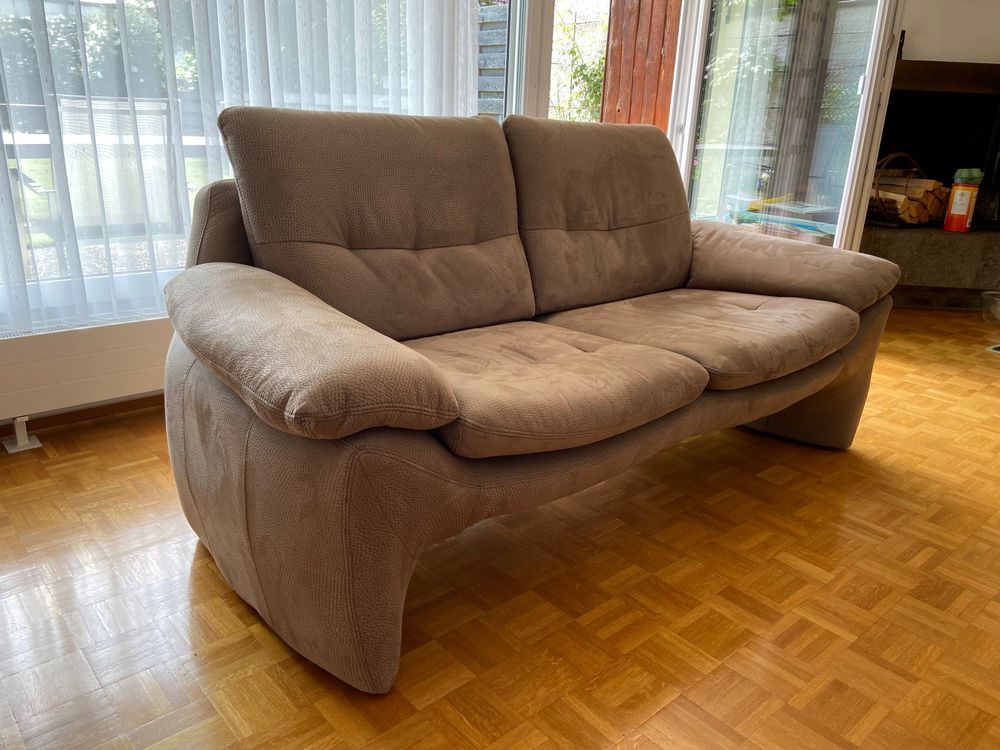 2er Sofa - Alcantara von Sofa Team GmbH. Sehr guter Zustand (Gebraucht) in Gebenstorf für CHF 70 ...