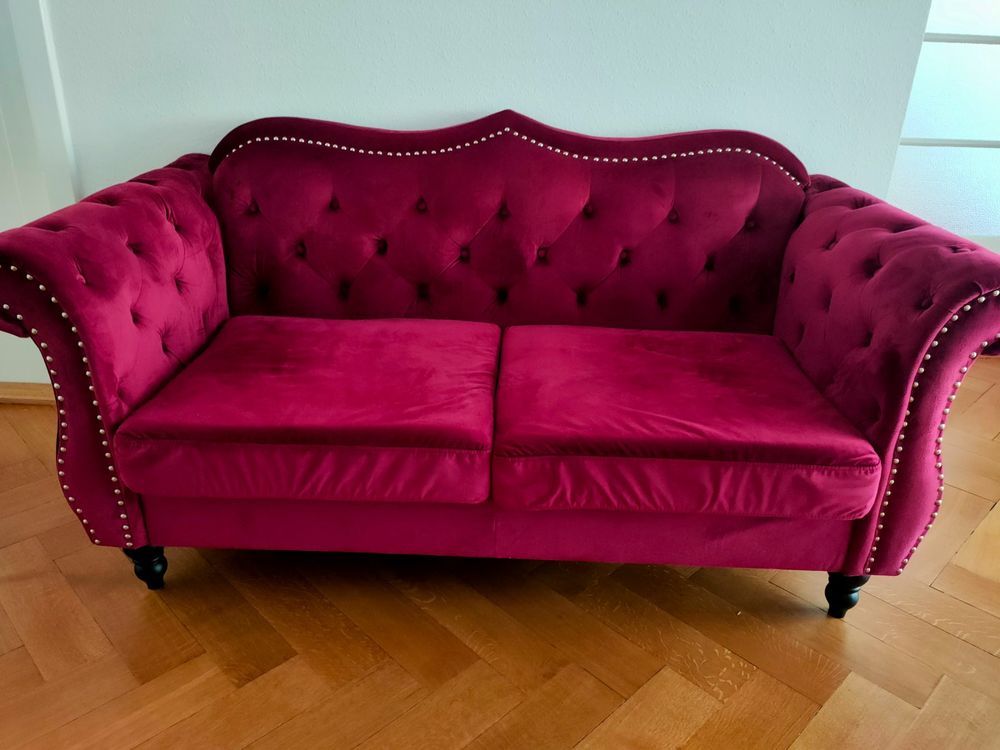 Sofa Couch Chesterfield 2er-Sitz | Kaufen auf Ricardo