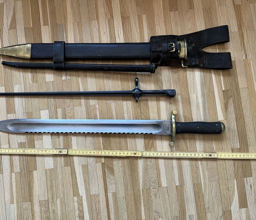 Faschinenmesser mit Zubehör und Scheide | Kaufen auf Ricardo