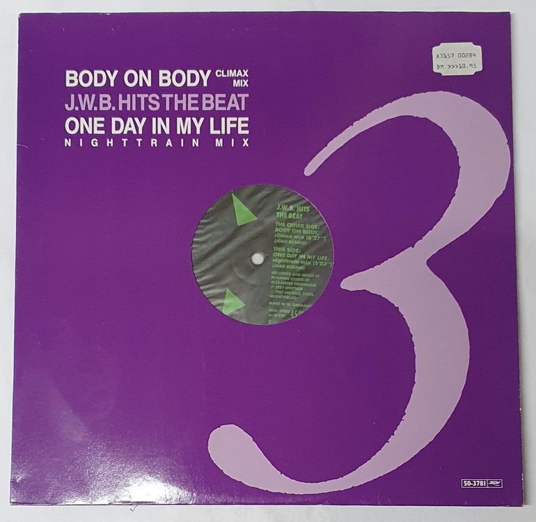 Vinyl 12" Maxi-Single - J.W.B. Hits The Beat - Body On Body | Kaufen ...