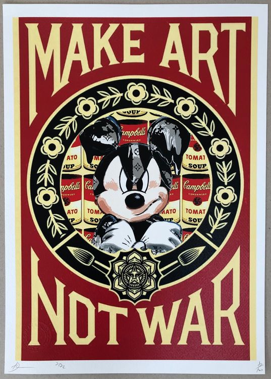 Death: Shepard Fairey & Mickey, signiert 80/100 | Kaufen auf Ricardo