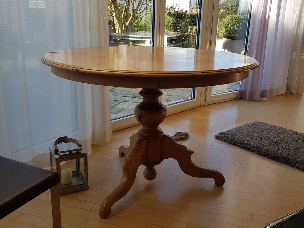 Antiker, runder Tisch | Kaufen auf Ricardo